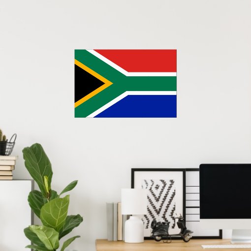 South Africa Flag Poster | Zazzle