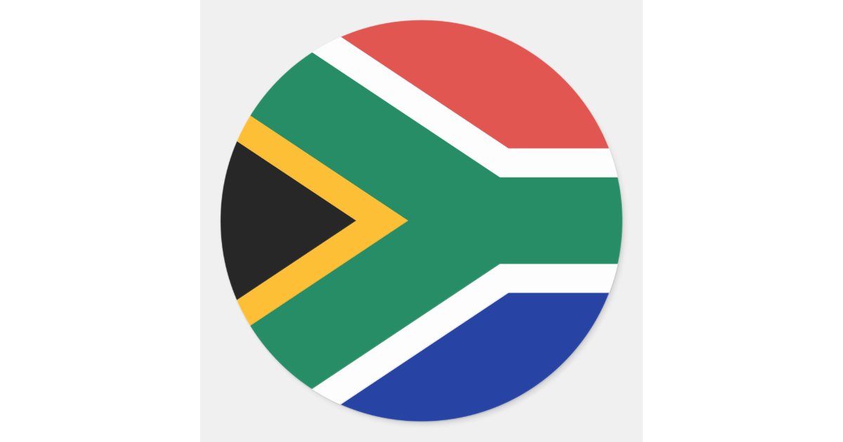 South Africa Flag Sticker | Zazzle