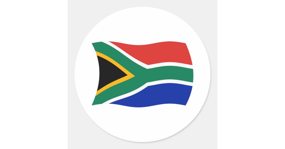 South Africa Flag Sticker | Zazzle