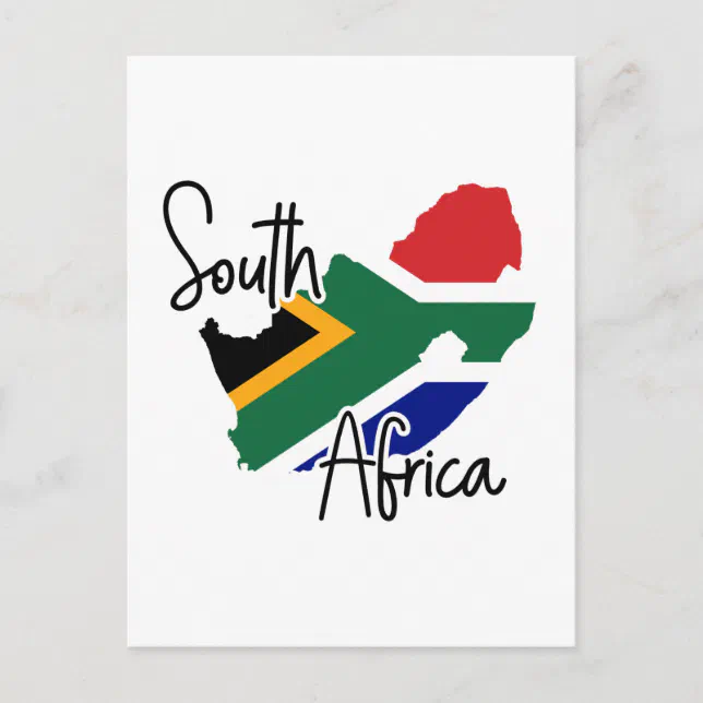 South Africa map Postcard | Zazzle