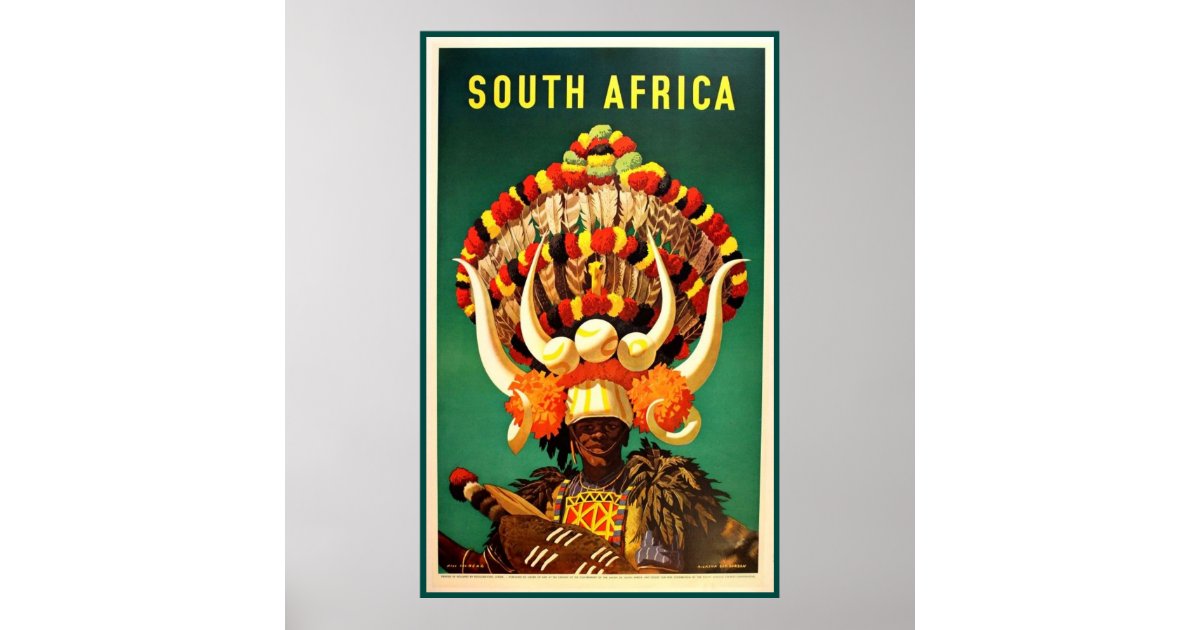 South Africa Poster | Zazzle