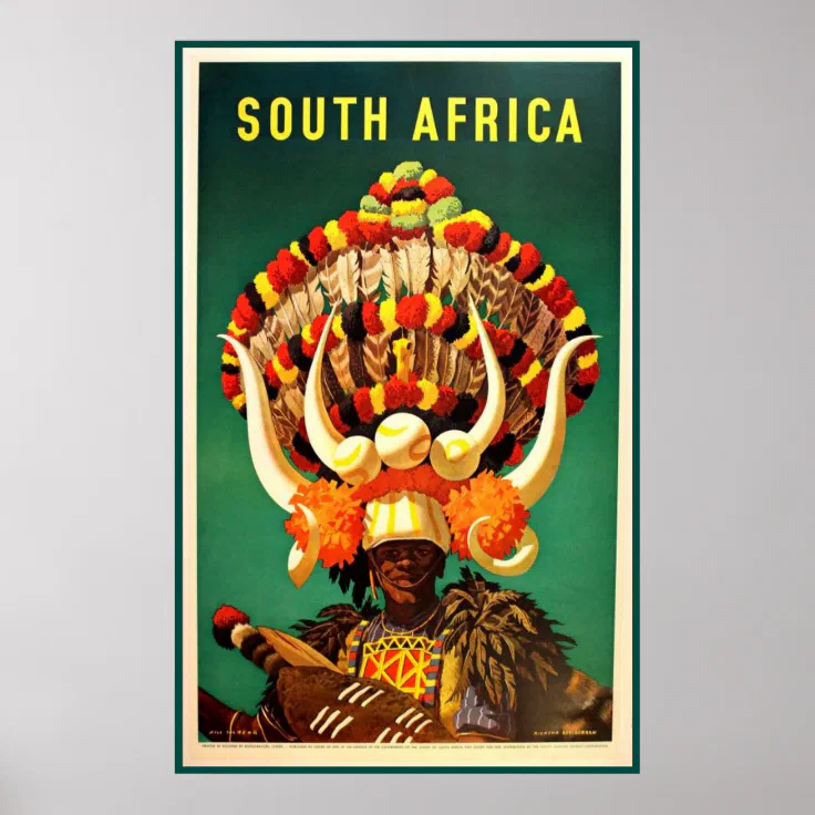 South Africa Poster | Zazzle