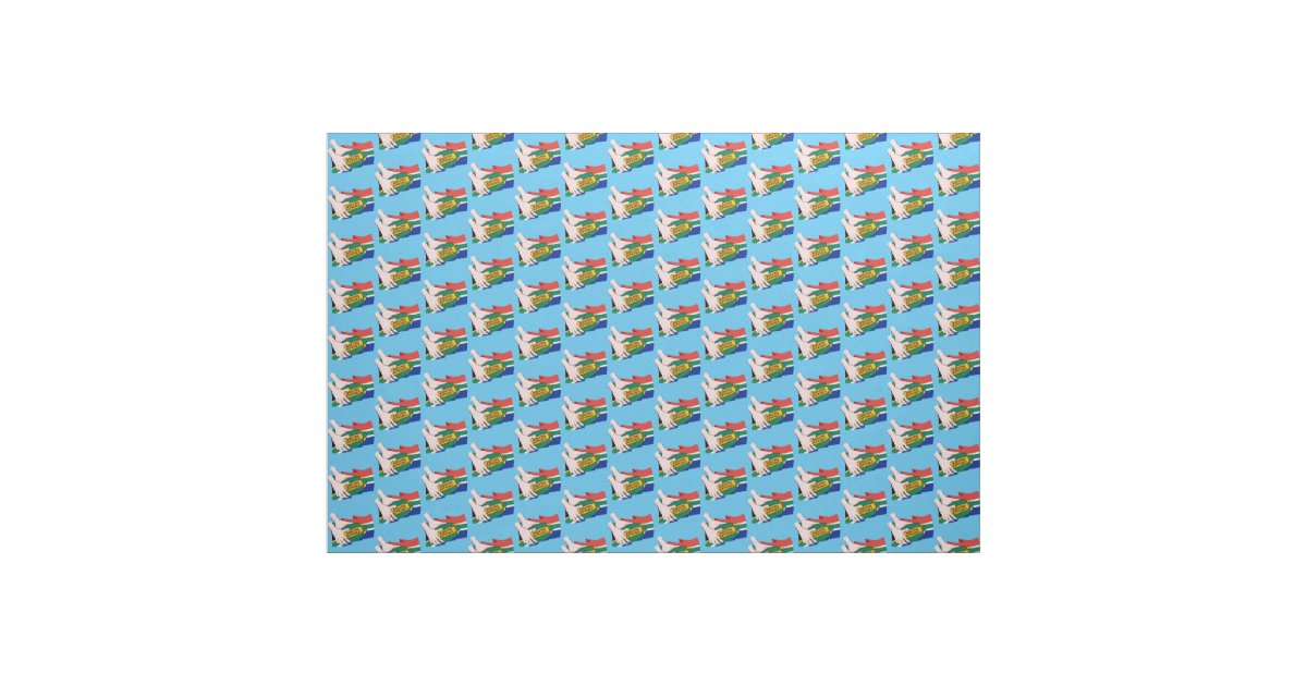 South Africa Rugby Fabric | Zazzle