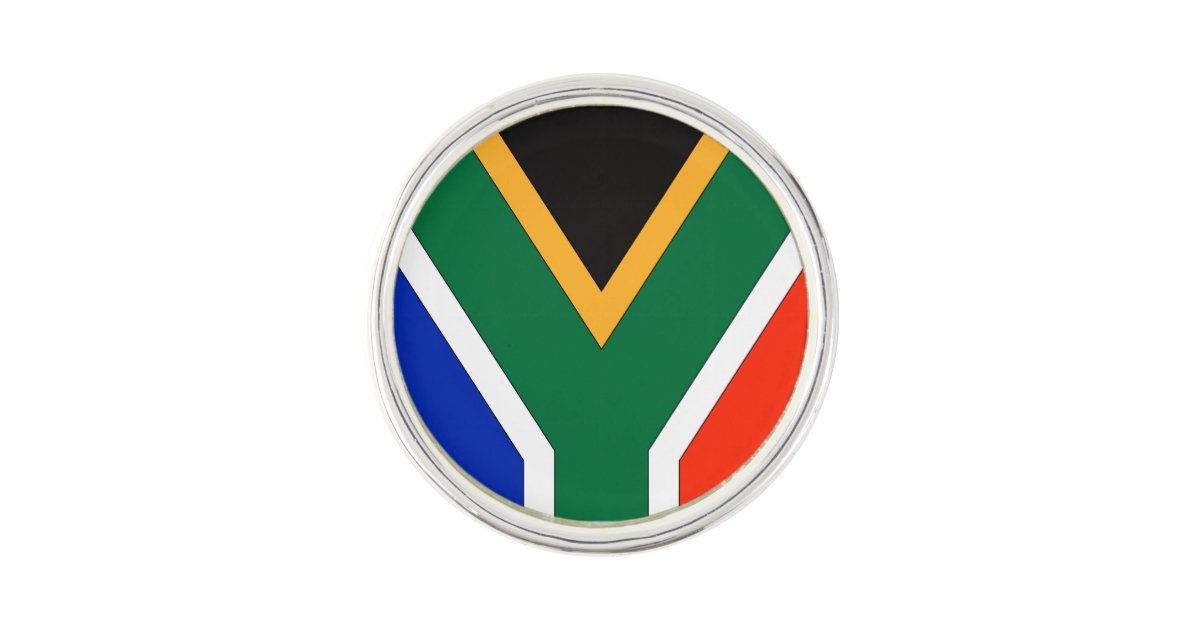 South African Flag Pin | Zazzle