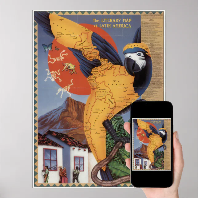 South America Map Poster | Zazzle