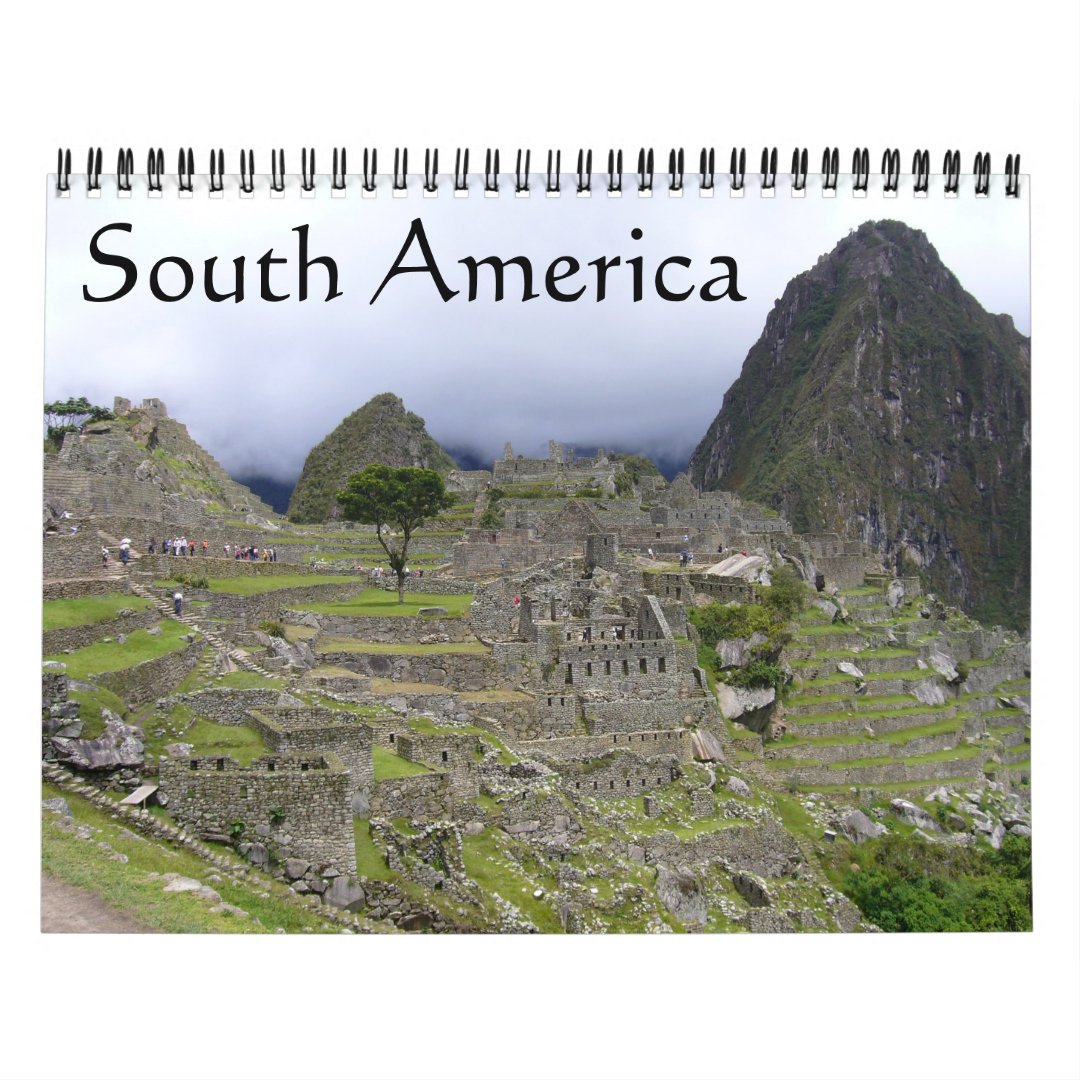 south america travels calendar | Zazzle