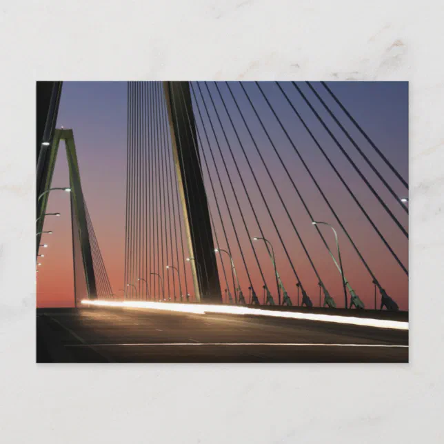 South Carolina, Arthur Ravenel Jr. Bridge Postcard | Zazzle