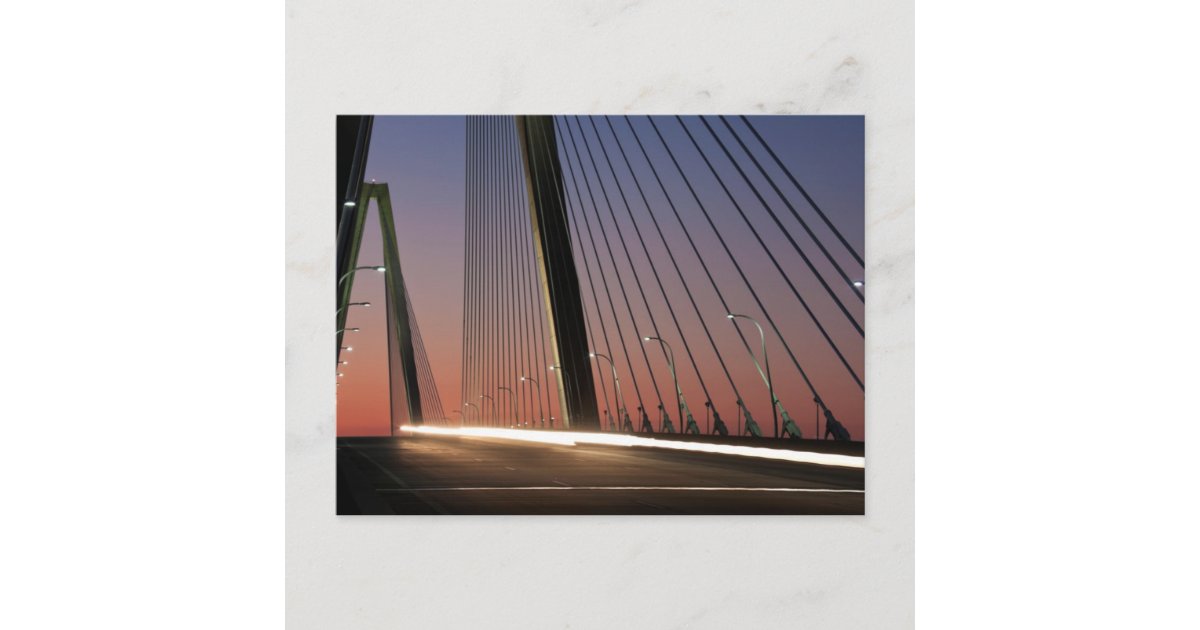 South Carolina, Arthur Ravenel Jr. Bridge Postcard | Zazzle