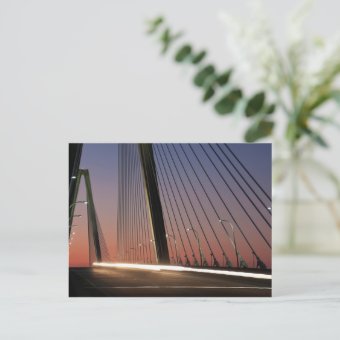 South Carolina, Arthur Ravenel Jr. Bridge Postcard | Zazzle