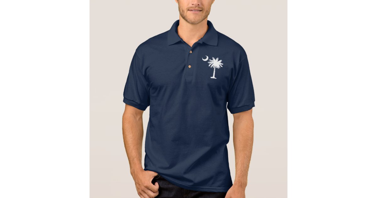 South Carolina Flag Apparel Polo Shirt | Zazzle