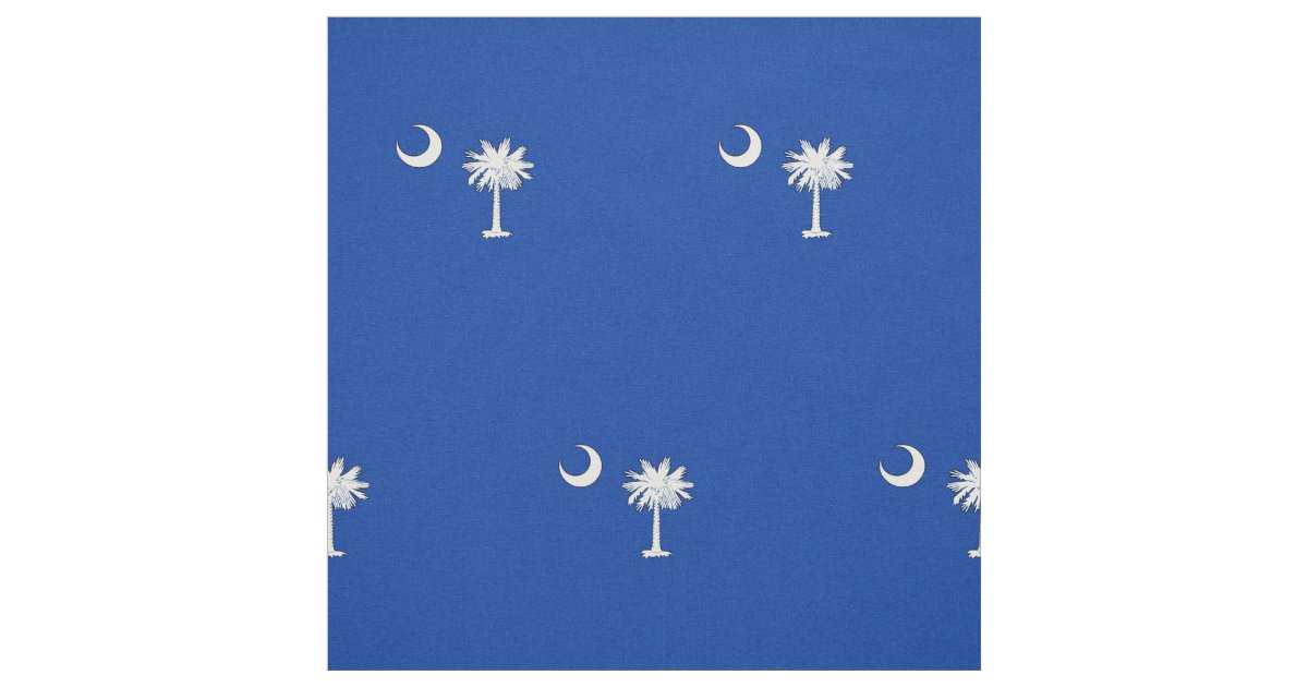 SOUTH CAROLINA FLAG FABRIC | Zazzle