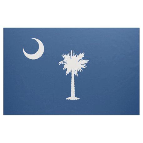 South Carolina State Flag Fabric | Zazzle