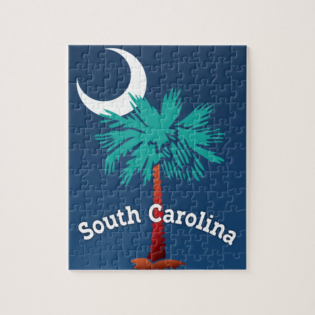 South Carolina Palmetto Jigsaw Puzzle | Zazzle