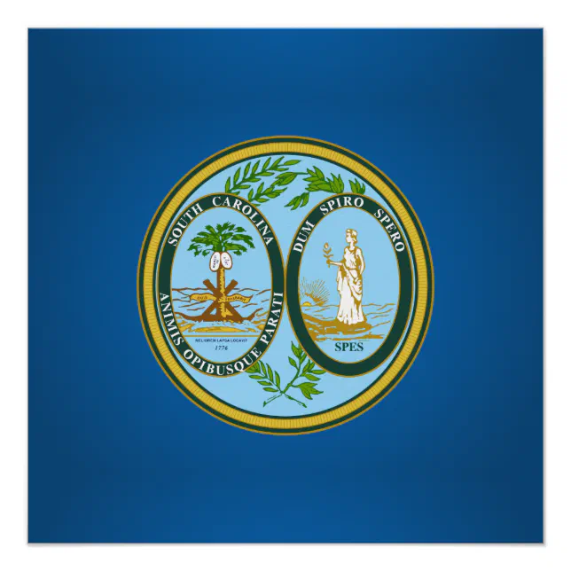 South Carolina seal, American state seal Poster | Zazzle