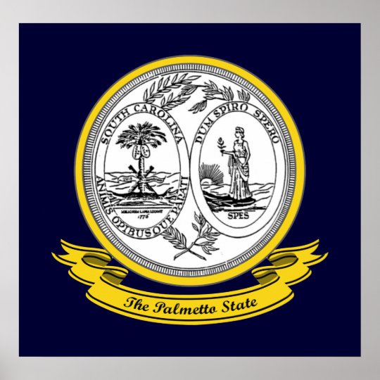 South Carolina Seal Poster | Zazzle.com