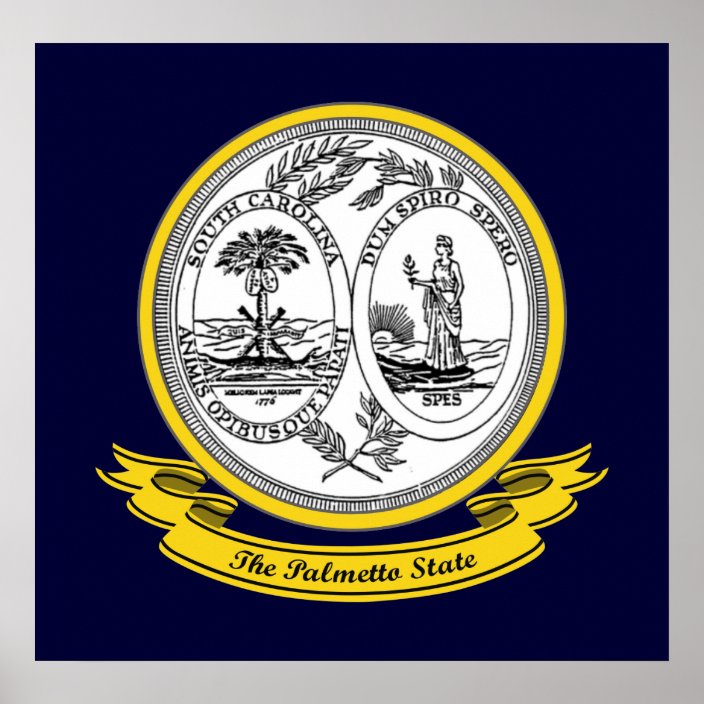 South Carolina Seal Poster | Zazzle.com