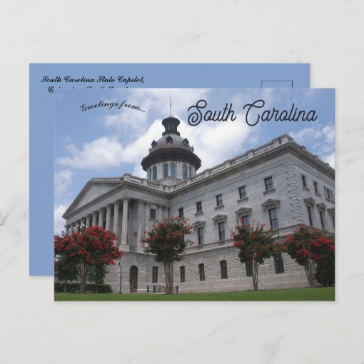 South Carolina State Capitol Postcard | Zazzle