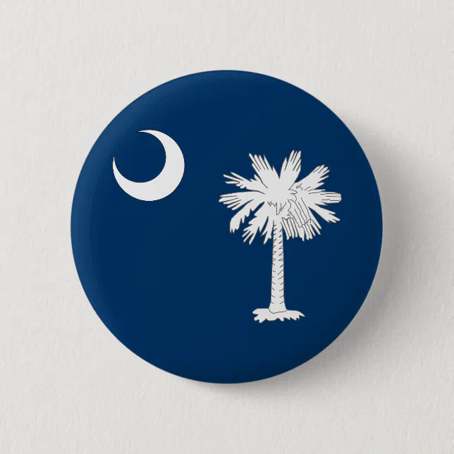 South Carolina State Flag Button | Zazzle