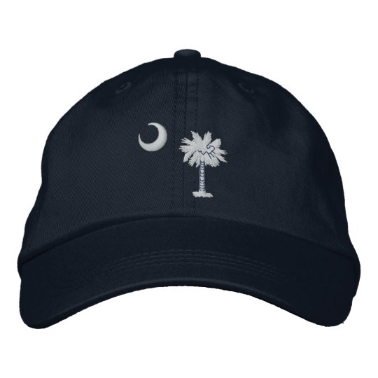 South Carolina State Flag Design Embroidered Baseball Cap | Zazzle.com