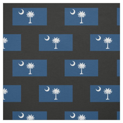 South Carolina State Flag Fabric | Zazzle
