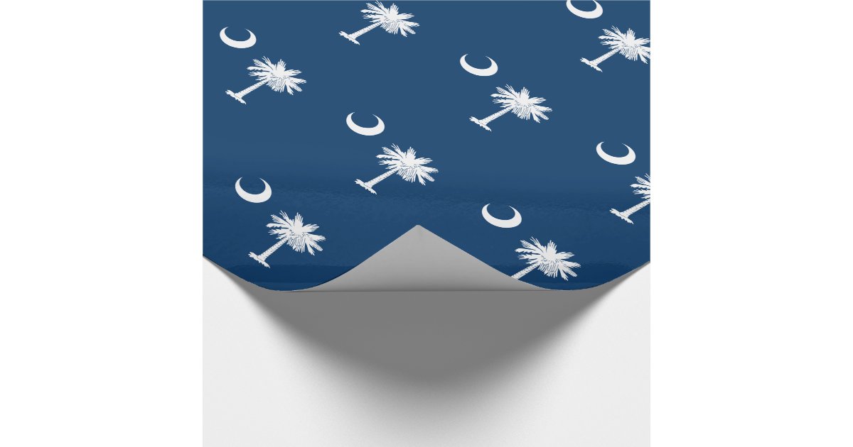 South Carolina State Flag Wrapping Paper | Zazzle