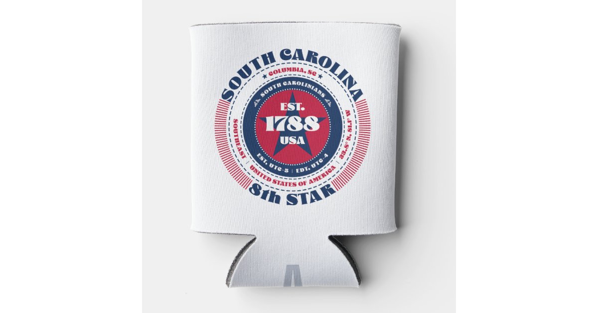South Carolina State Pride Monogram Cooler | Zazzle