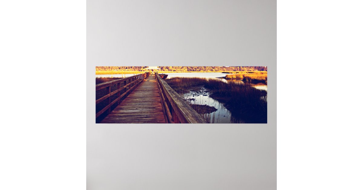 South Carolina Sunset 36x12 Poster | Zazzle