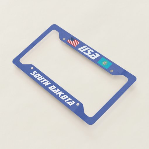 South Dakota Custom License Plate Frame | Zazzle