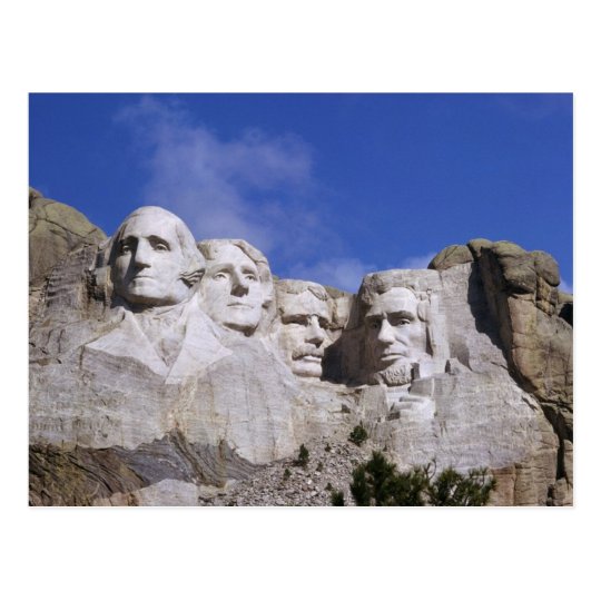 SOUTH DAKOTA - MOUNT RUSHMORE POSTCARD | Zazzle.com