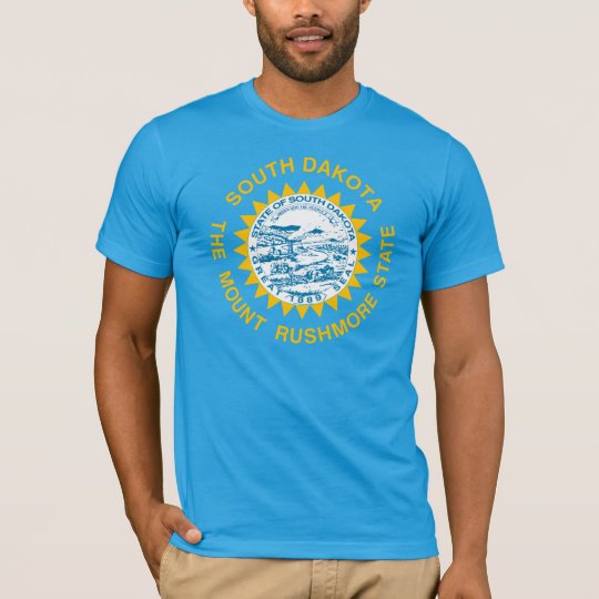 South Dakota State Flag T-Shirt | Zazzle.com