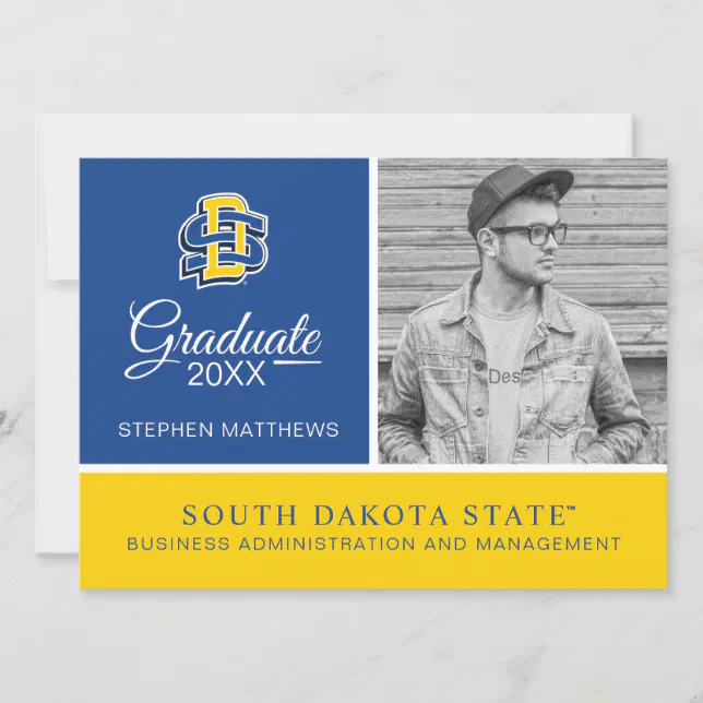 South Dakota State Graduate Invitation | Zazzle