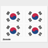 South Korea Flag Sticker | Zazzle