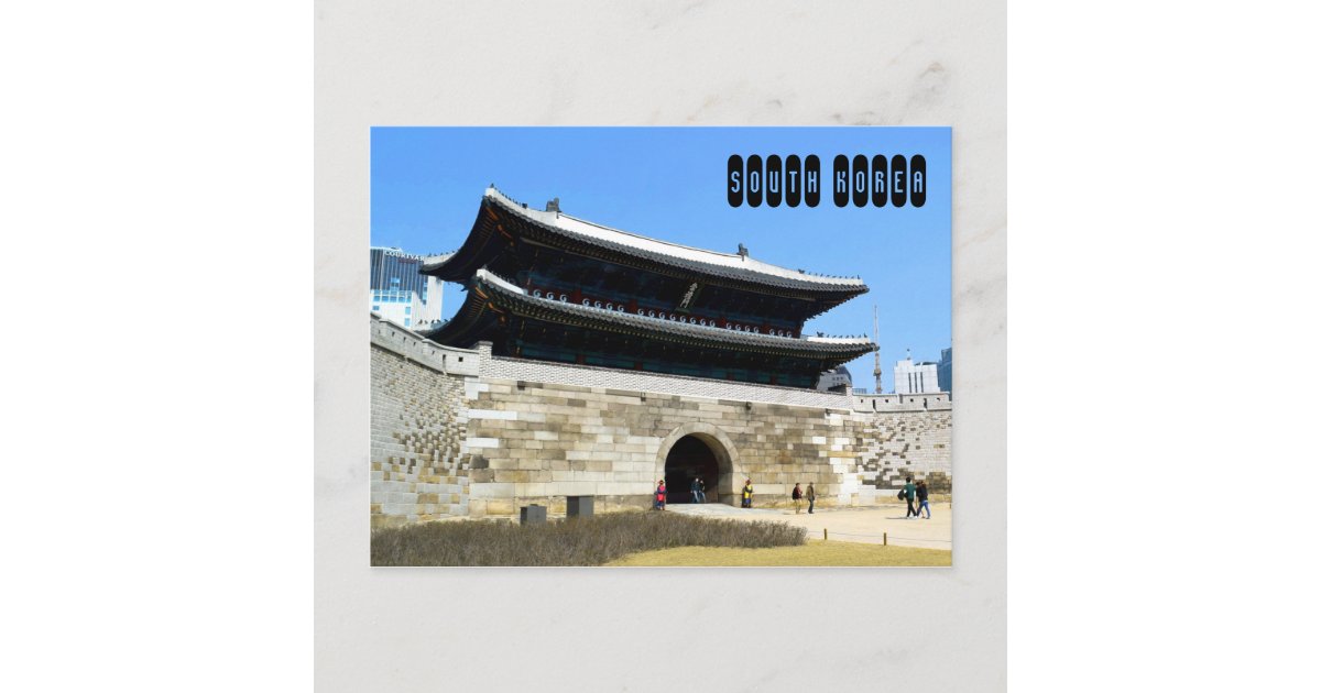 South Korea Postcard | Zazzle