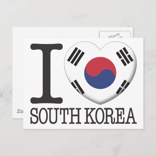 South Korea Postcard | Zazzle