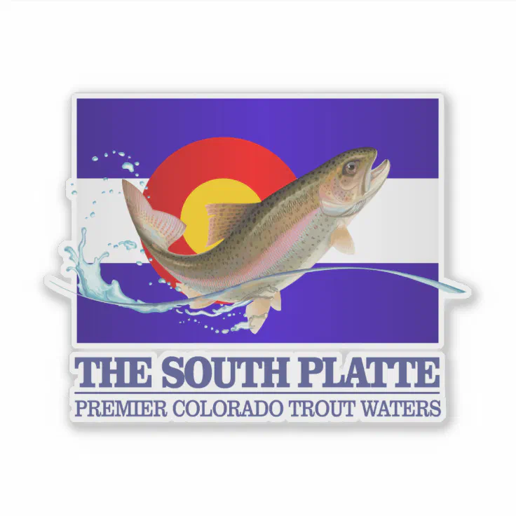 South Platte River (PTW) Sticker | Zazzle