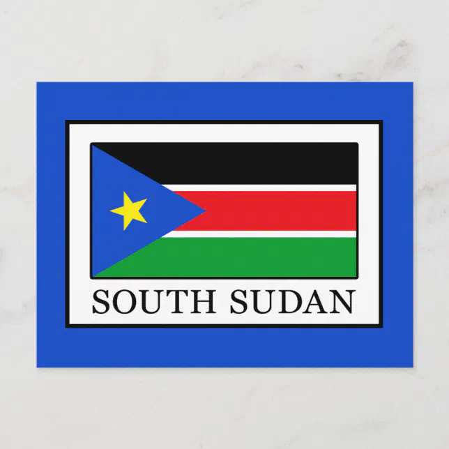 South Sudan Postcard | Zazzle