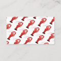 Southern Cajun Crawfish Baby Shower Diaper Raffle Enclosure Card | Zazzle