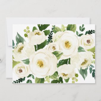 Southern Calligraphy | Floral Back Let's Celebrate Invitation | Zazzle