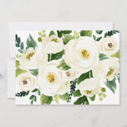 Southern Calligraphy | Floral Wedding Anniversary Invitation | Zazzle