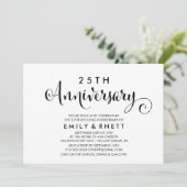 Southern Calligraphy | Floral Wedding Anniversary Invitation | Zazzle