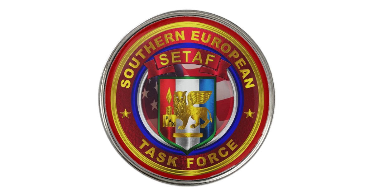 Southern European Task Force (SETAF) Golf Ball Marker | Zazzle