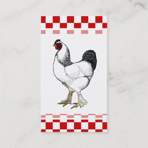Southern Fried Chicken Restaurant Poultry Farm Business Card | Zazzle
