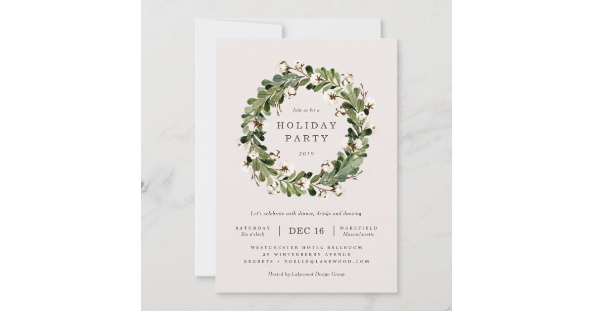 Southern Holiday Party Invitation | Zazzle