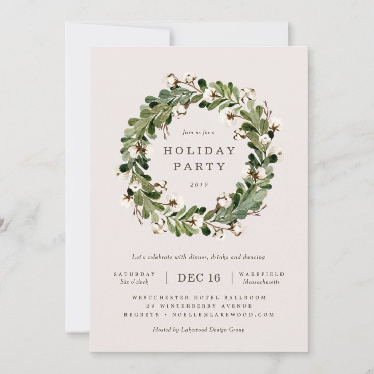Southern Holiday Party Invitation | Zazzle