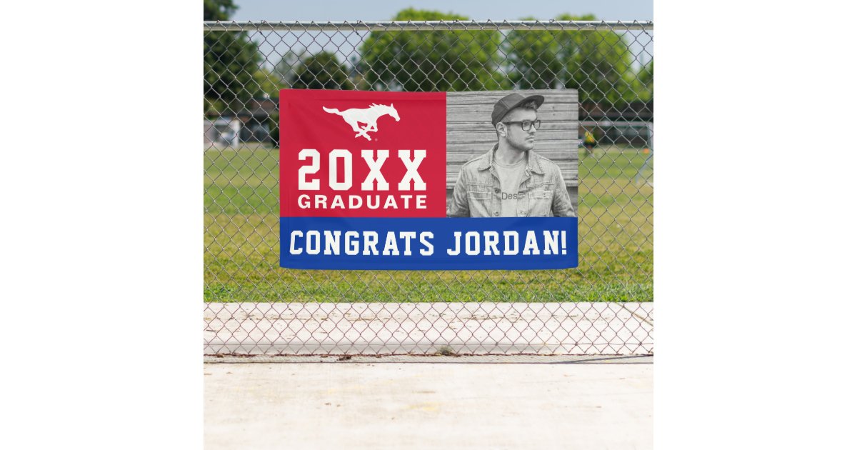 Southern Methodist University Graduate Banner | Zazzle