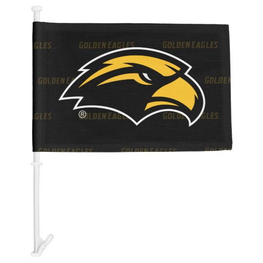 Southern Mississippi University Logo Watermark Car Flag | Zazzle.com