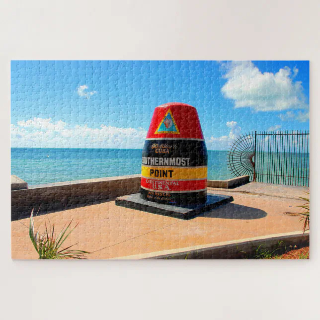 Southern most point Key West, Florida Jigsaw Puzzle | Zazzle