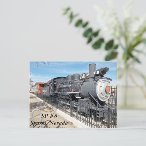 Southern Pacific #8 Sparks Nevada Postcard | Zazzle