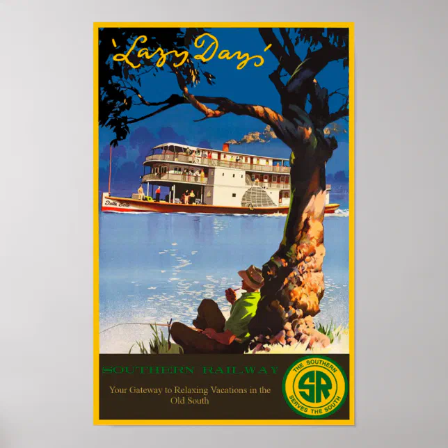 Southern Railway travel poster | Zazzle