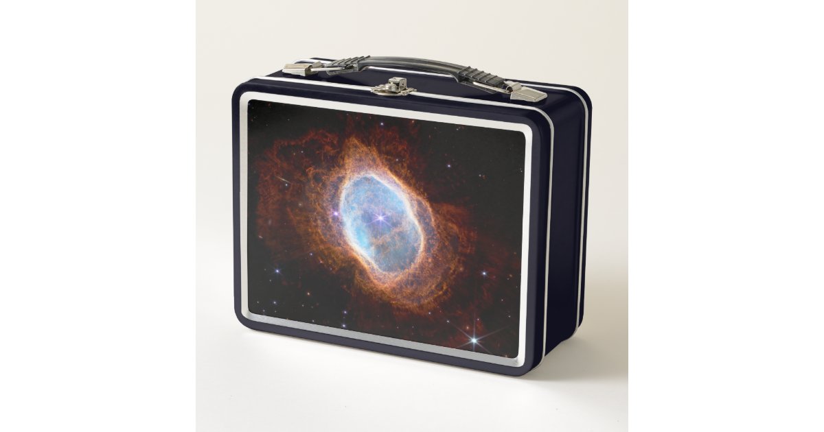 Southern Ring Nebula Space James Webb Telescope Metal Lunch Box | Zazzle